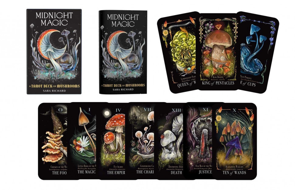 Midnight Magic: A Tarot Deck of Mushrooms купить – КАРТЫ ТАРО